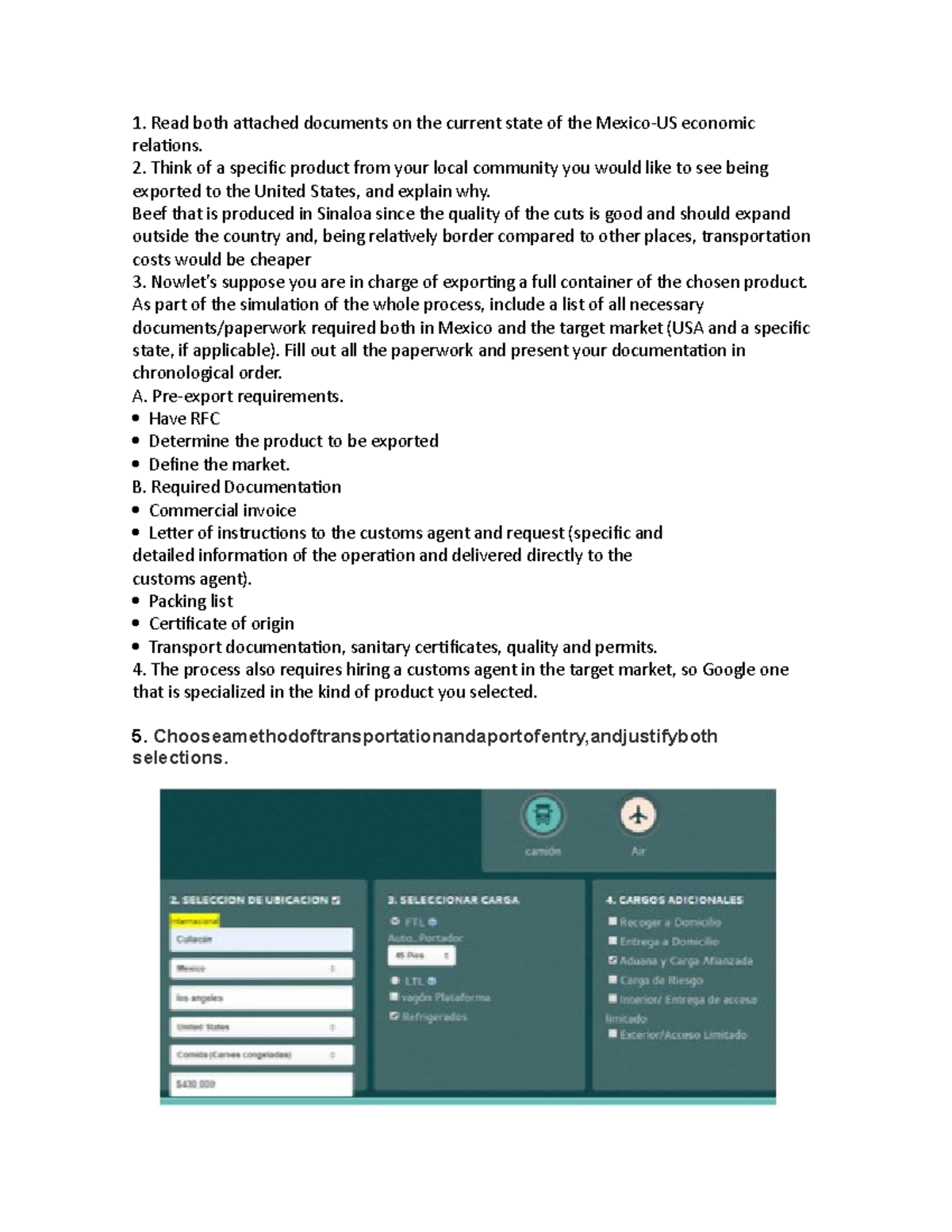 Act 4 american nternational business management - Read both attached ...