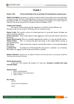 Course 1-6 - abhbaaaaaaaaa - COURSE 1 MODULE 1: Becoming a DepEd ...