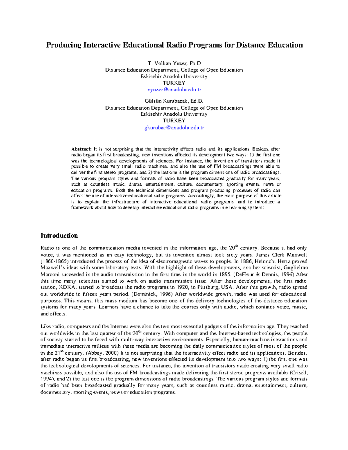ED489941 - Notes - Producing Interactive Educational Radio Programs for ...