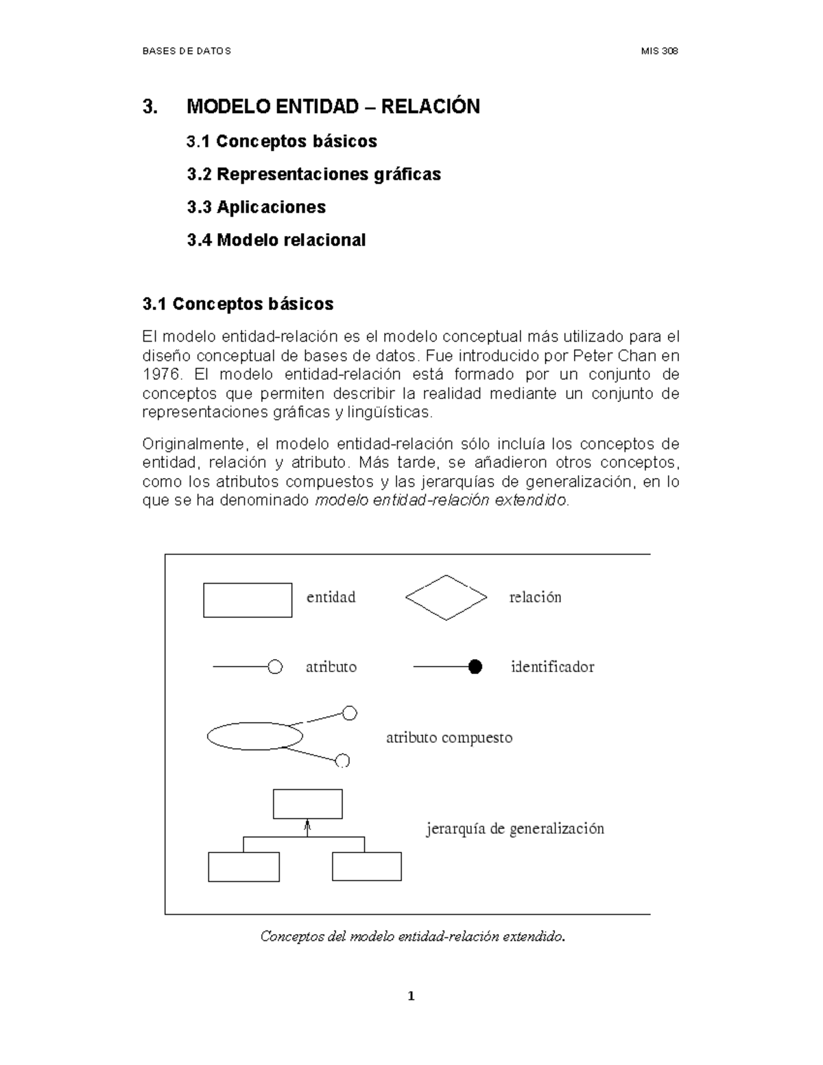 Tema 2 Modelo Entidad Relacion - - Studocu