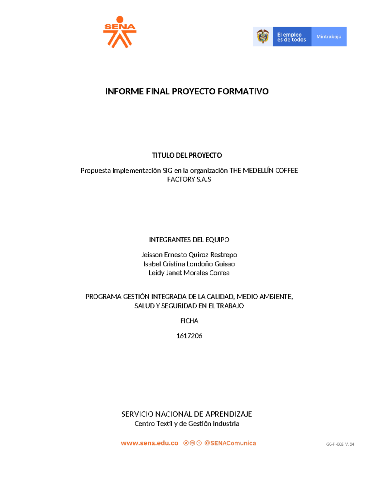 Proyecto de Investigación Final versión 21[2133] - GC-F -005 V. 04 ...