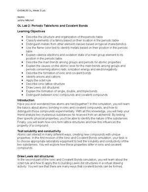 1.3 Student Packet - notes - CHEMISTRY UNIT 1: ALCHEMY SECTION 3 PACKET ...