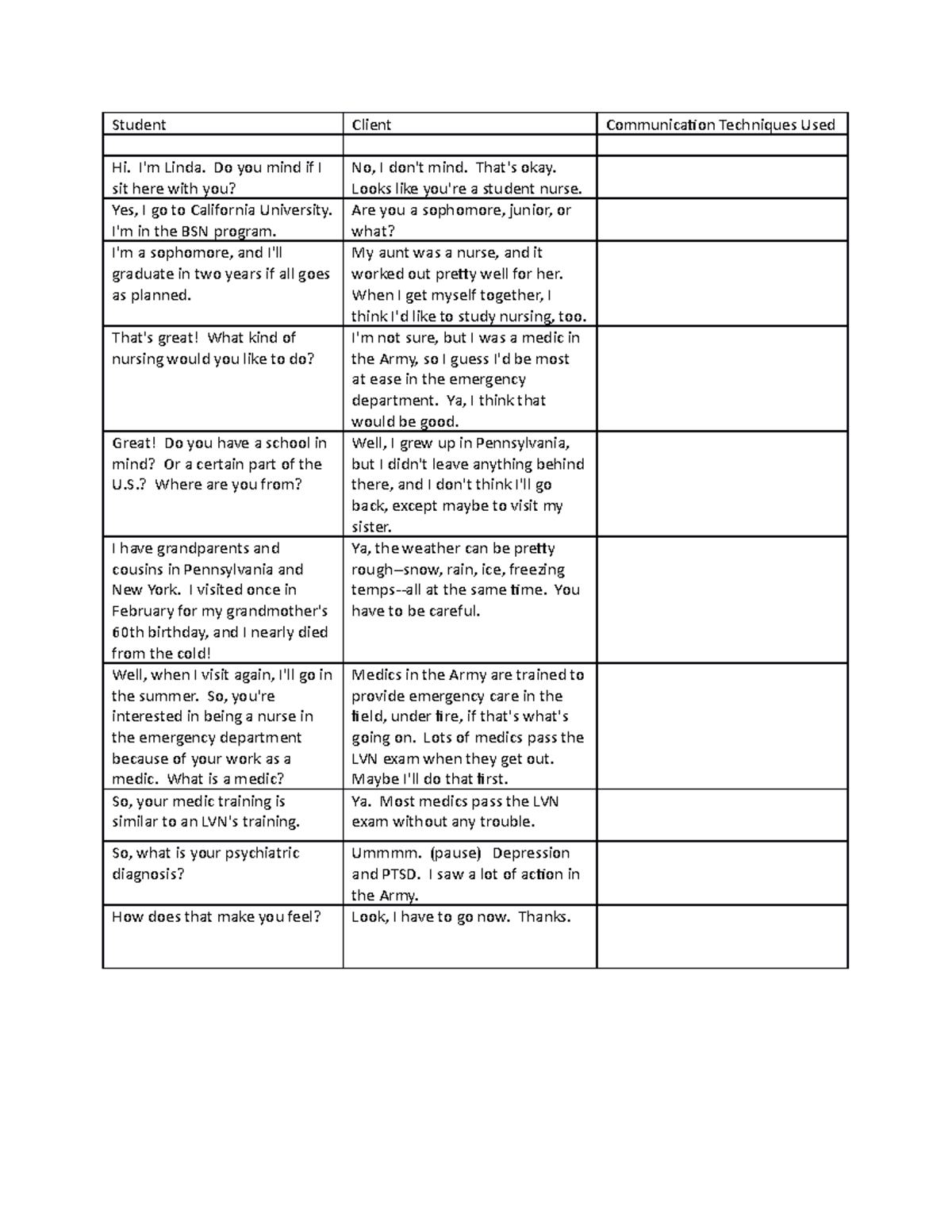 Lect 4 - IPR practice no answers - Student Client Communication ...