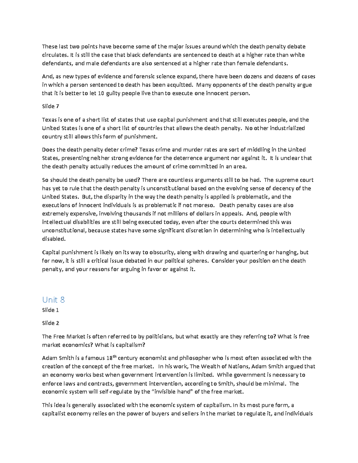 607149022 - POLS 2306 - These last two points have become some of the ...