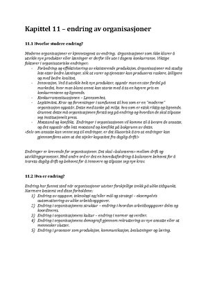 Kapittel 2 i boken Hvordan organisasjoner fungerer - Kapittel 2: Mål, strategi og effektivitet i ...