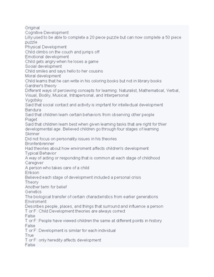 Chapter 2 - Professor Capps - Theories Where we were... Basic of ...