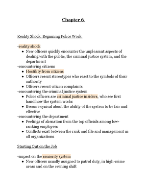 Chapter 7 Patrol-the backbone of policing - Chapter 7 - Patrol: The ...