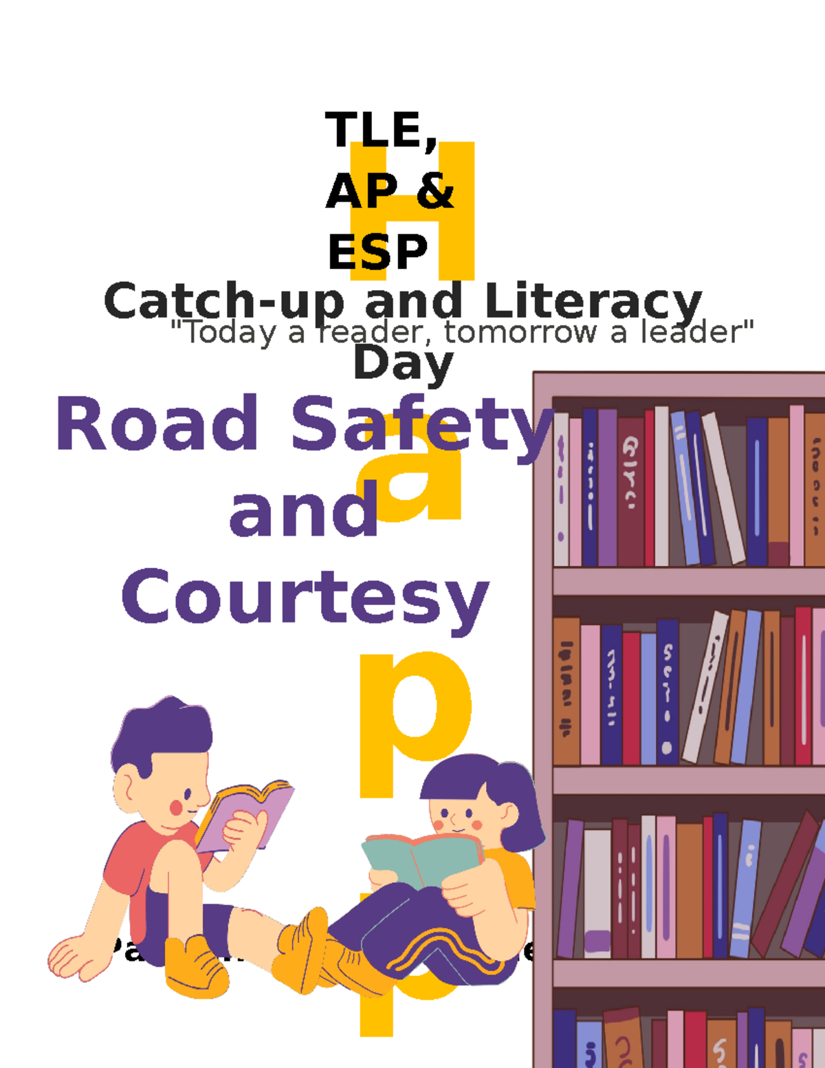 Reading material for Catch-up friday 23-24 - Pangunahing Mensahe! H a p ...