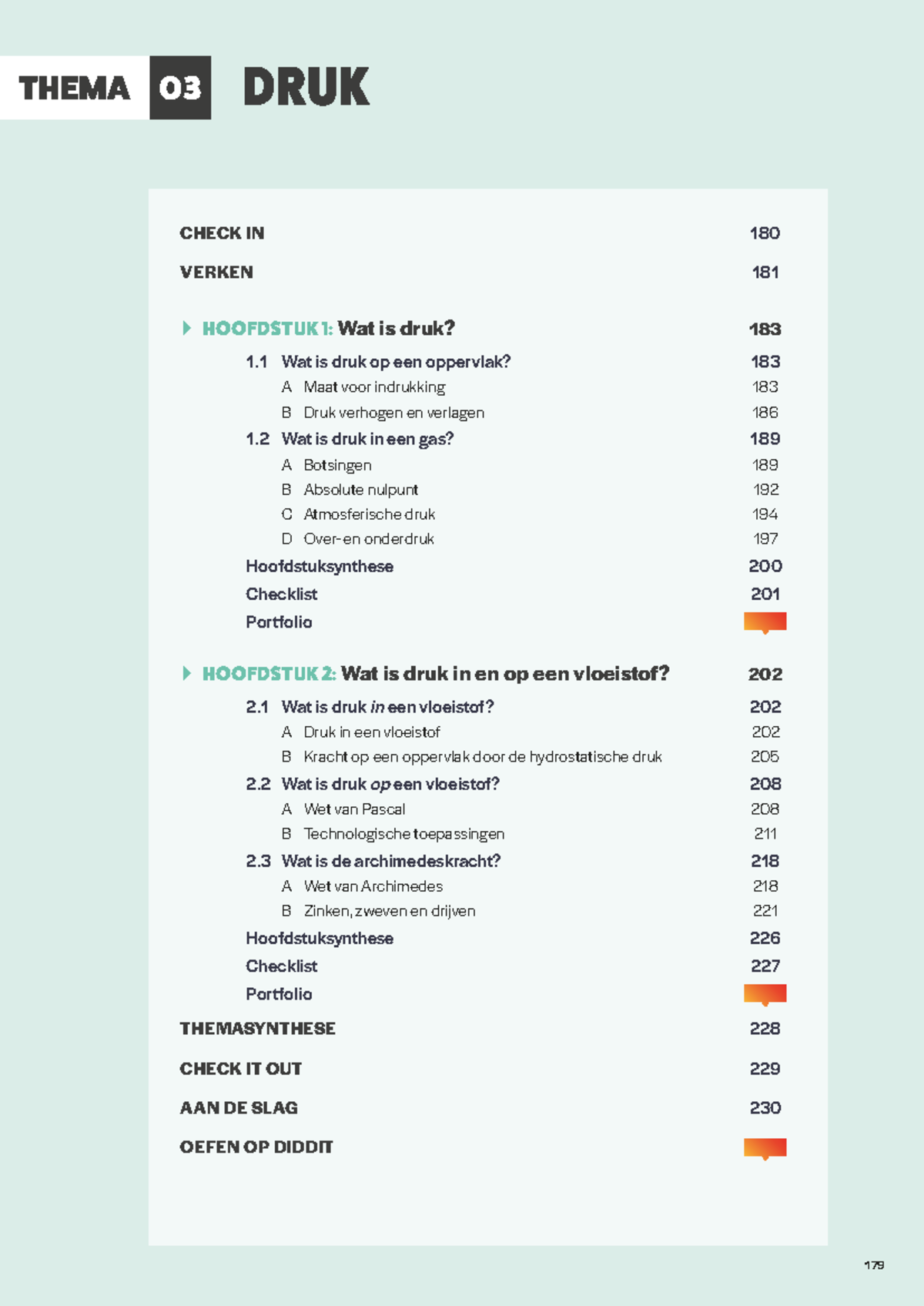 genie fysica ingevuld leerboek thema 3 - DRUK - CHECK IN VERKEN ...