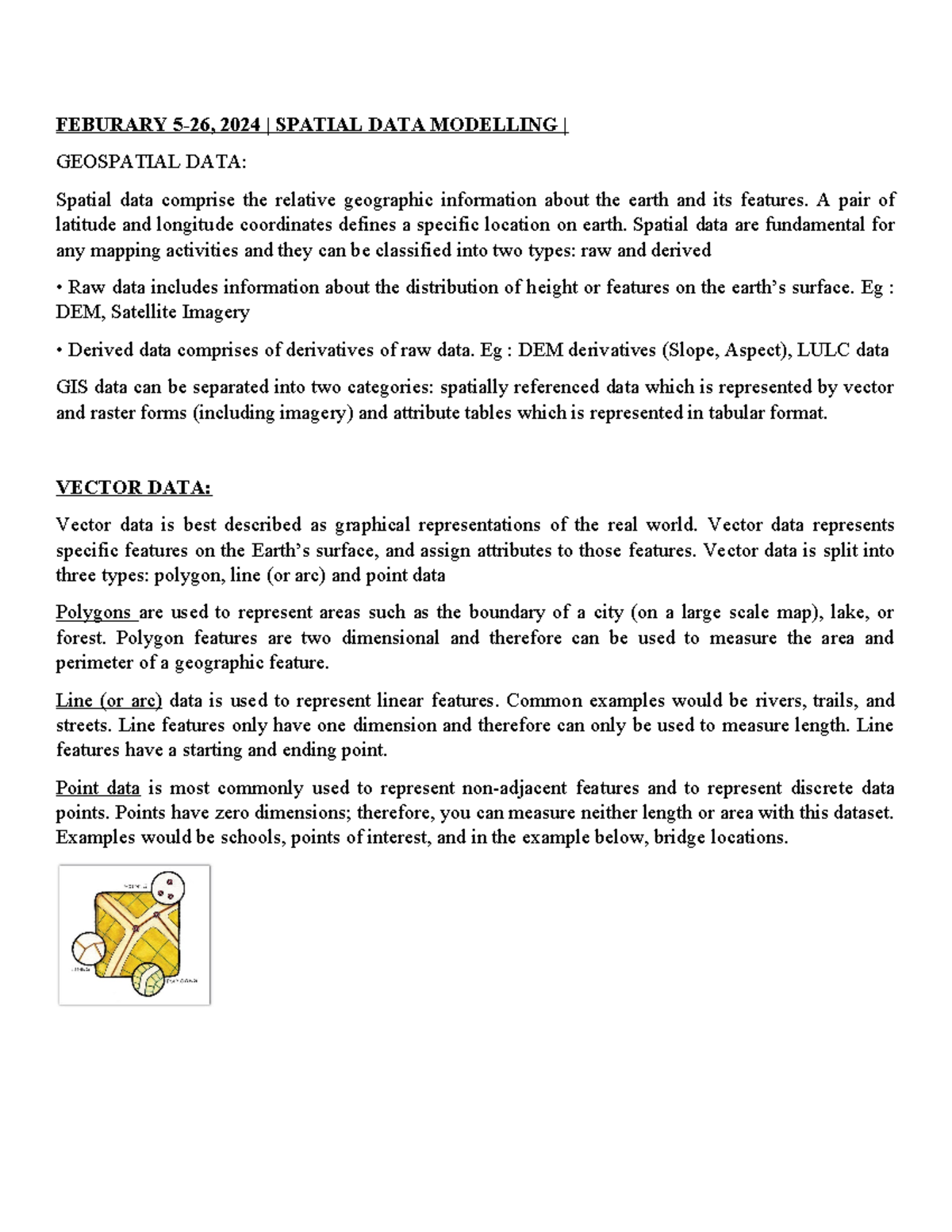 Sdm Classnotes Spatial Data Modelling Feburary 5 26 2024 Spatial Data Modelling