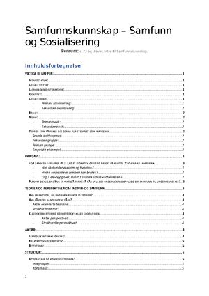 Samfunnskunnskap og samfunnsfaglige metoder - Samfunnskunnskap ...
