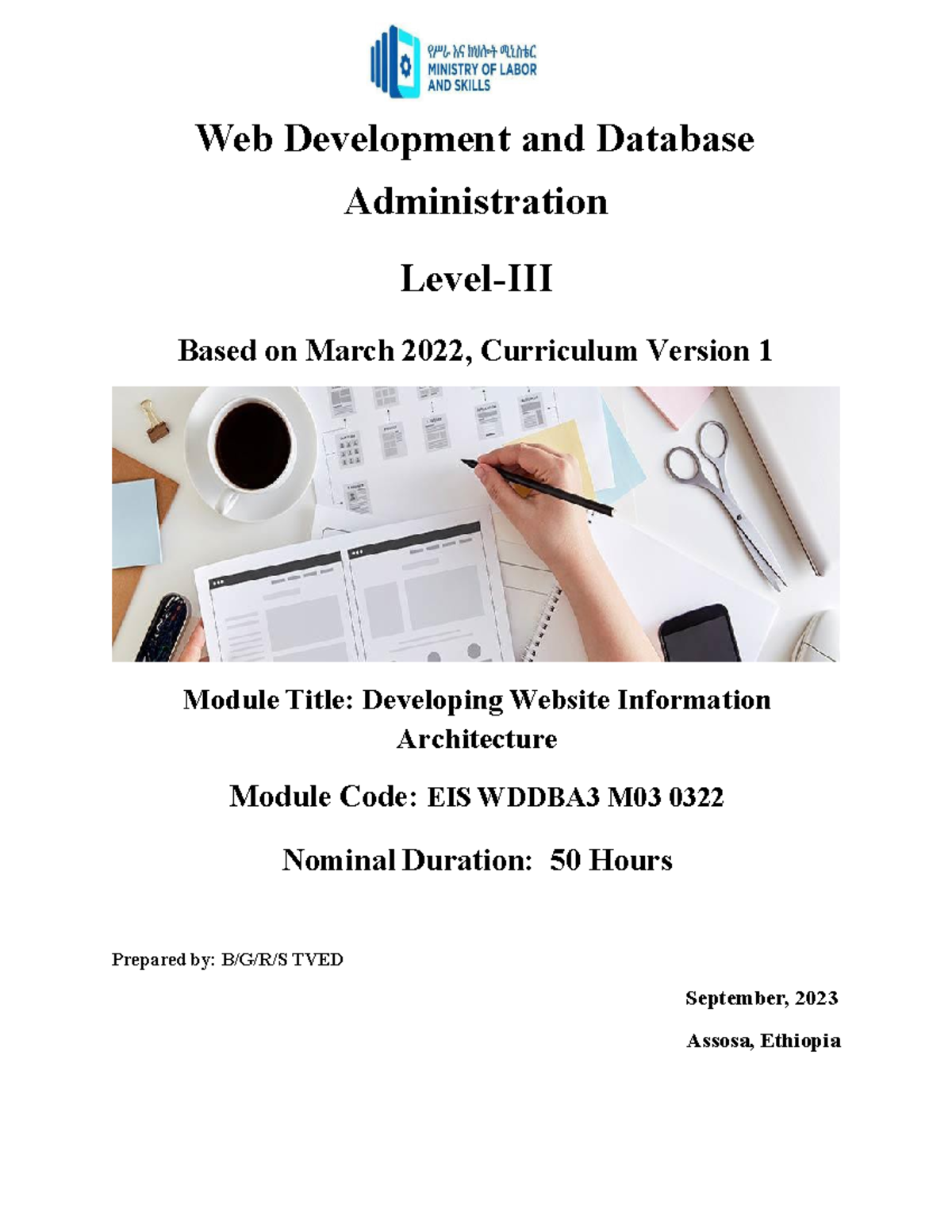 Developing Website Information Architecture - Web Development and Database Administration Level ...