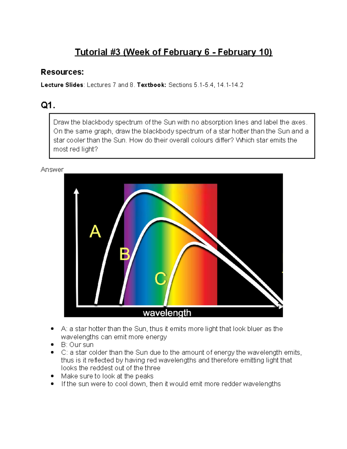 Tutorial 3 - Practice for tut. 3 - Tutorial #3 (Week of February 6 - February 10) Resources ...