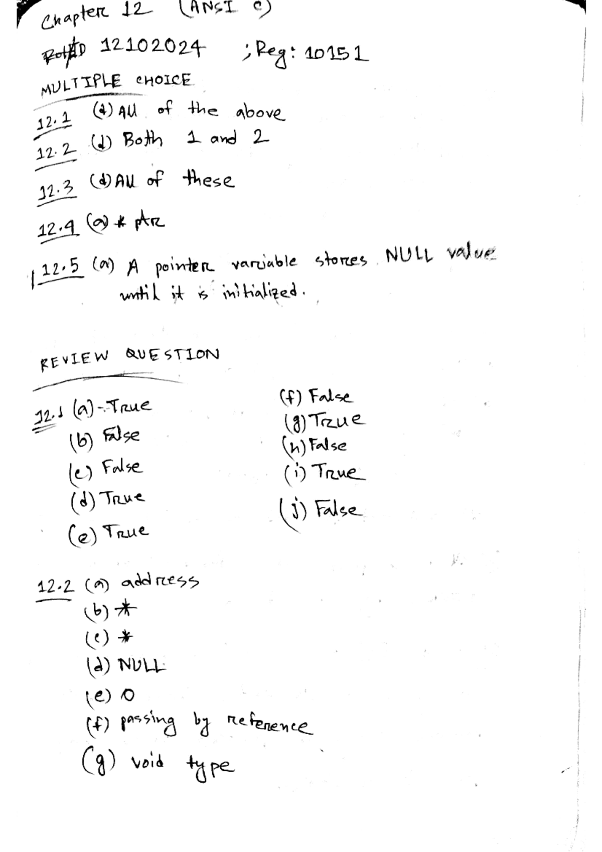 Chapter 12 Ansi C Balaguruswamy Computer And Information Technology