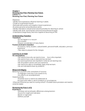 Chap 4-7 Outline - Chapter 4 Distinguishing the RN Role from the LPN ...