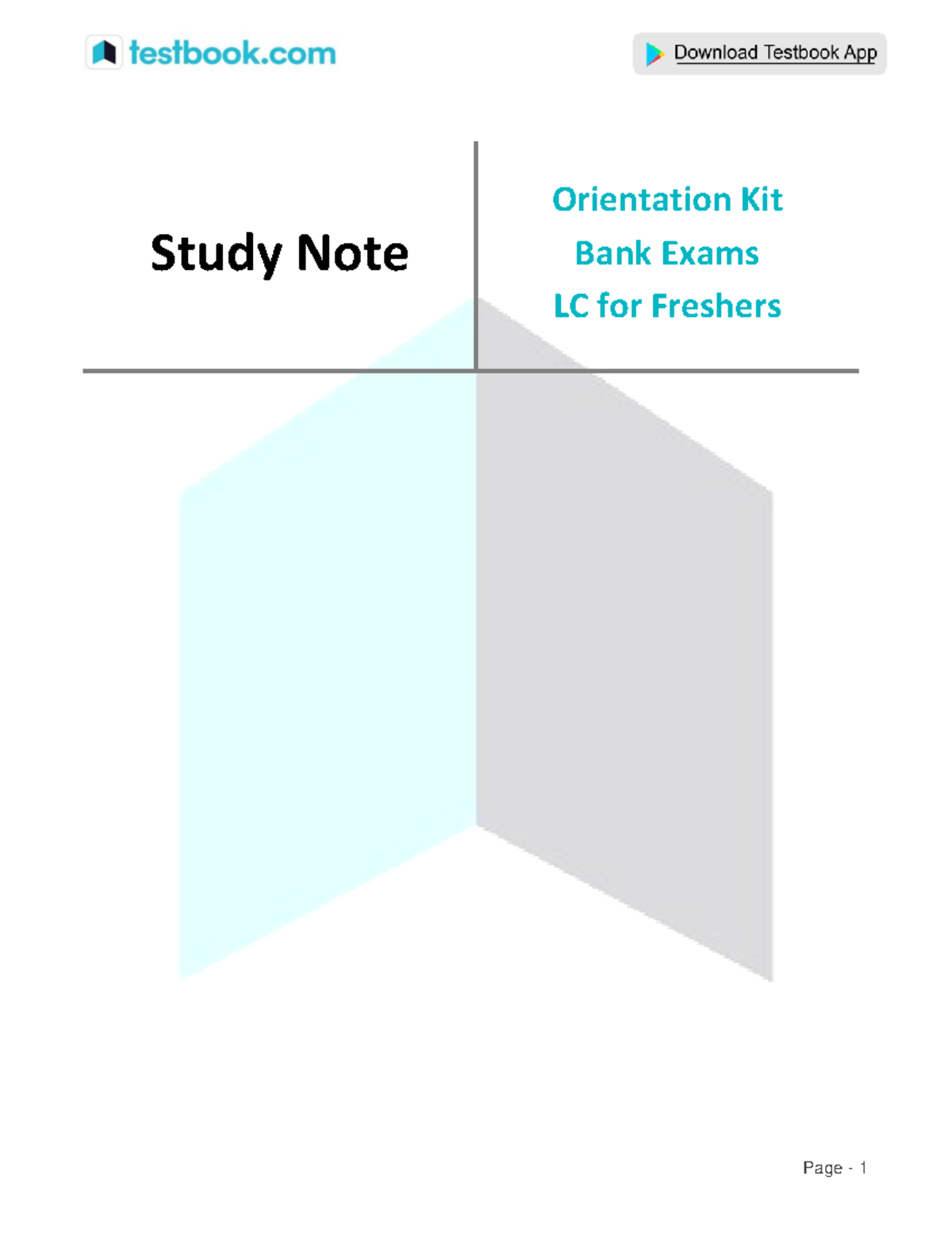 Bank Exams LC Orientation Kit - Study Note Orientation Kit Bank Exams ...