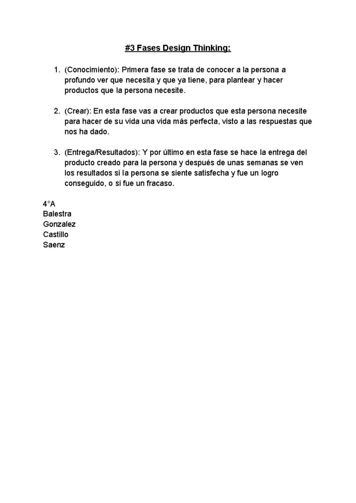 #3 Fases EPT - notas de epy - #3 Fases Design Thinking: 1 ...