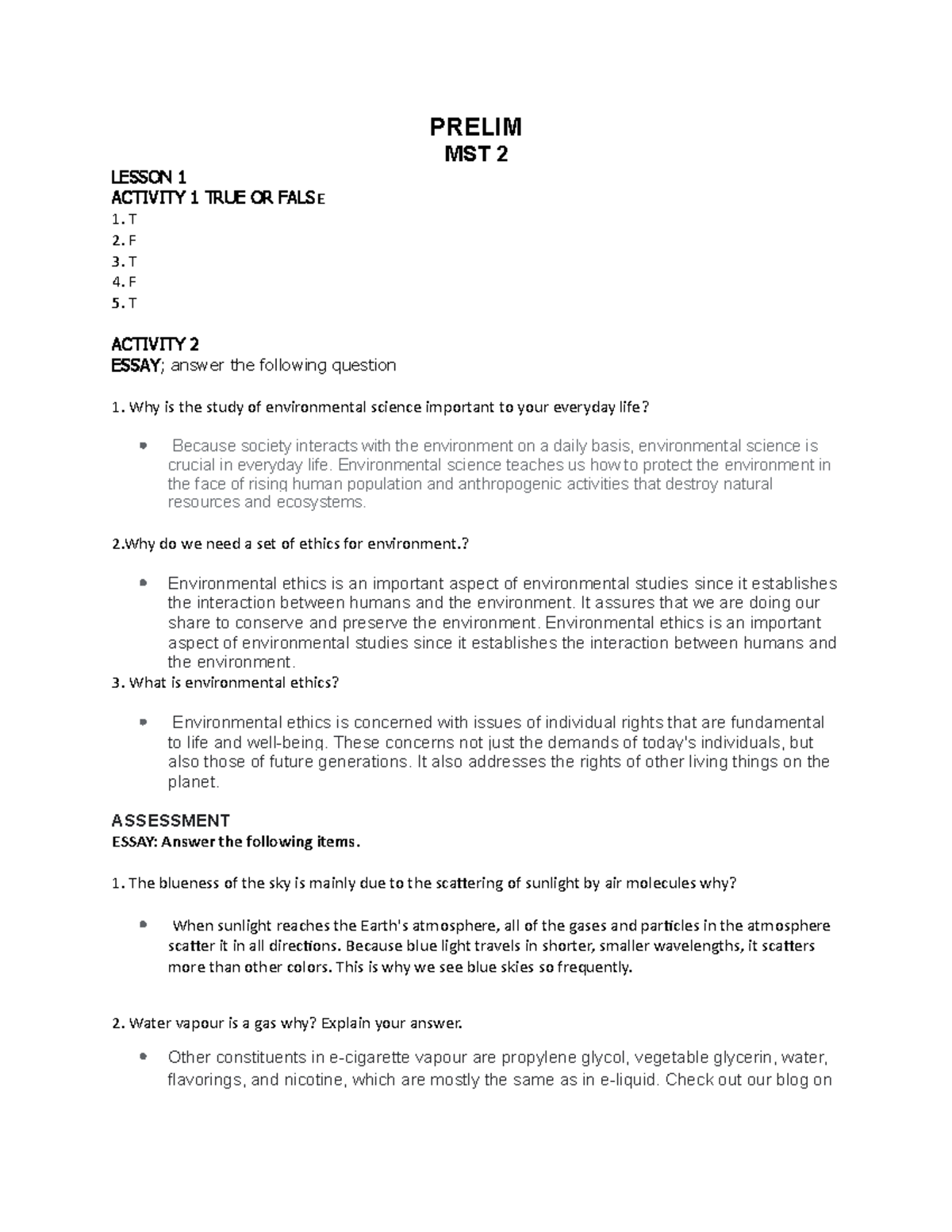 MST 2 Prelim (Activities and Assessment) - PRELIM MST 2 LESSON 1 ...