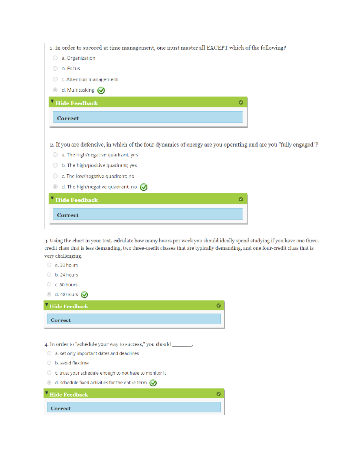 Fye 103 chapter 4 quiz - 105 - Studocu