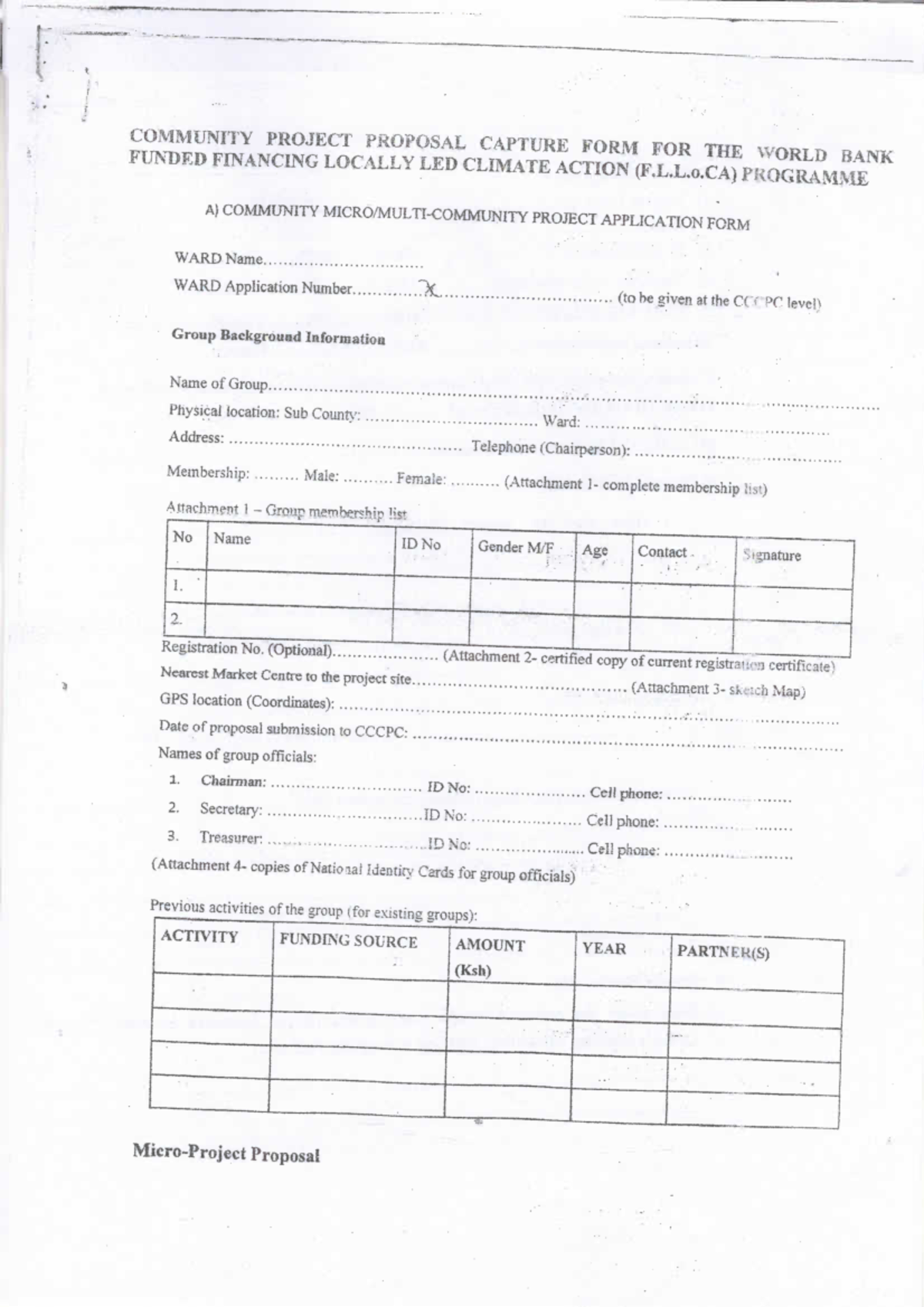 FLLo CA Project Application Form220 - Research project - Studocu