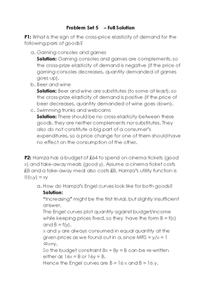 Lecture 5 - lec 5 - ECON 30001 Lecture 5 : The Value of Information. Dr. Craig S. Webb Semester ...