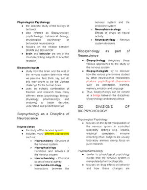 Ch. 6 Clinical Psychology Notes - CHAPTER 6 ASSESSMENT IN CLINICAL ...