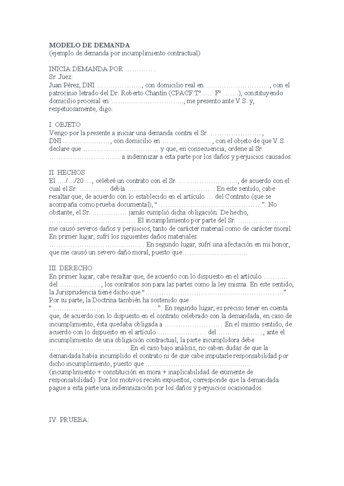 Modelo de Demanda - MODELO DE DEMANDA (ejemplo de demanda por ...