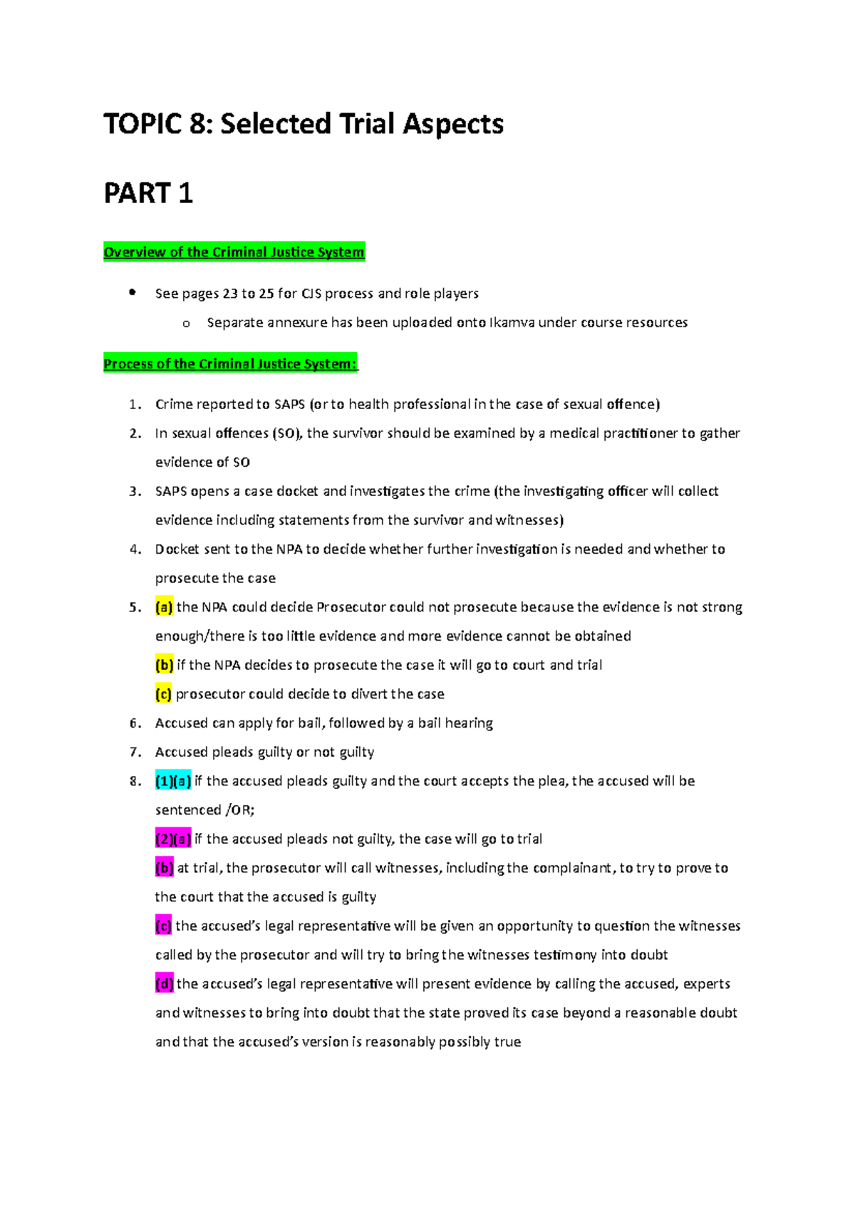 Topic 8 - lecture notes for content discussed and used in 2021 Intro to ...