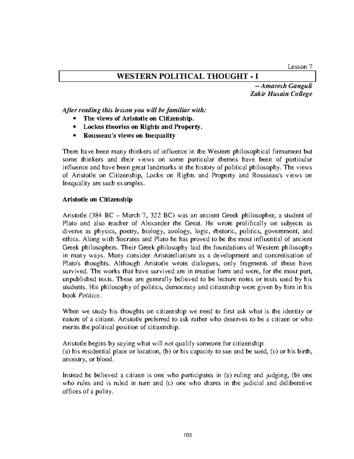 Viden io western political thought 1 western political thought 1 pdf ...