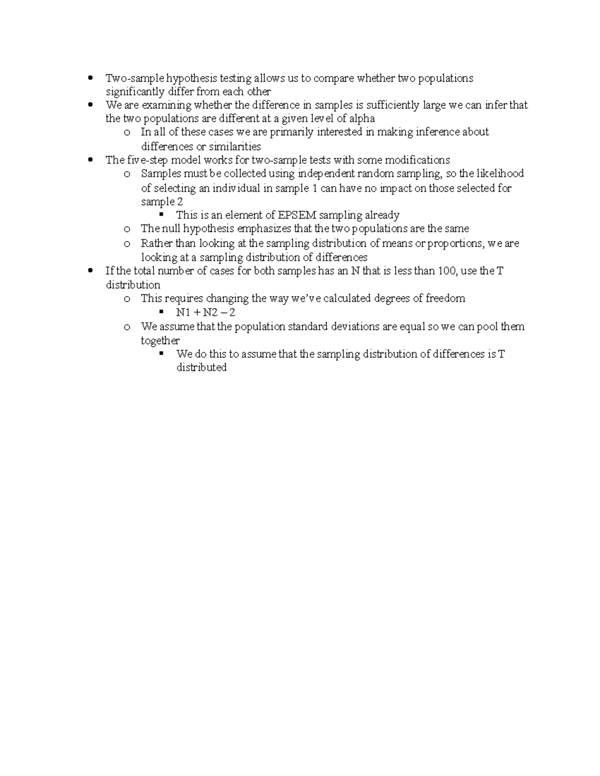 Two Sample Hypothesis Testing - Two-sample hypothesis testing allows us ...