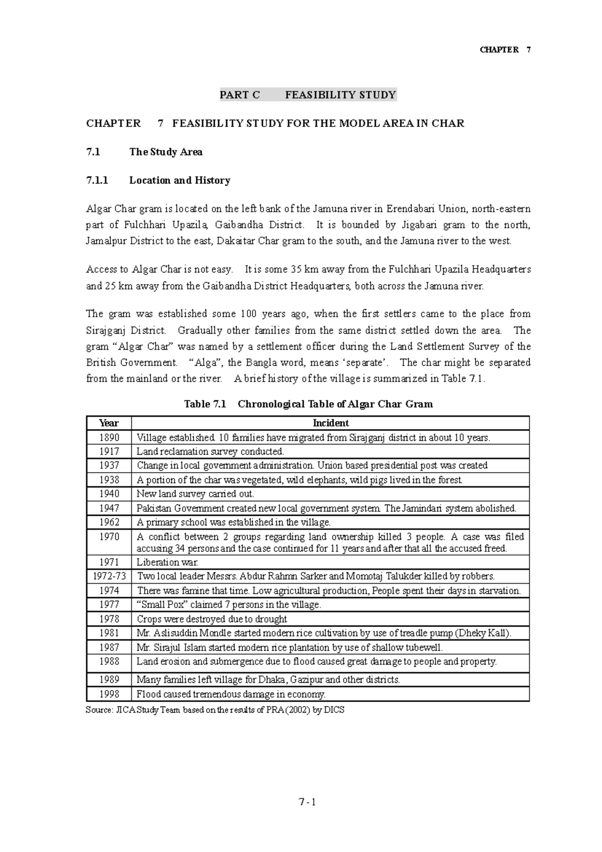 11702891 11 - files - PART C FEASIBILITY STUDY CHAPTER 7 FEASIBILITY ...