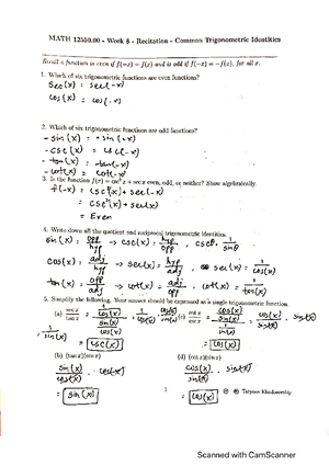 Final exam review notes - MATH 125 - Studocu