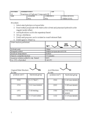 Green oxidation Lab 1 orgo 2 - Green oxidation of Cyclododecanol to ...