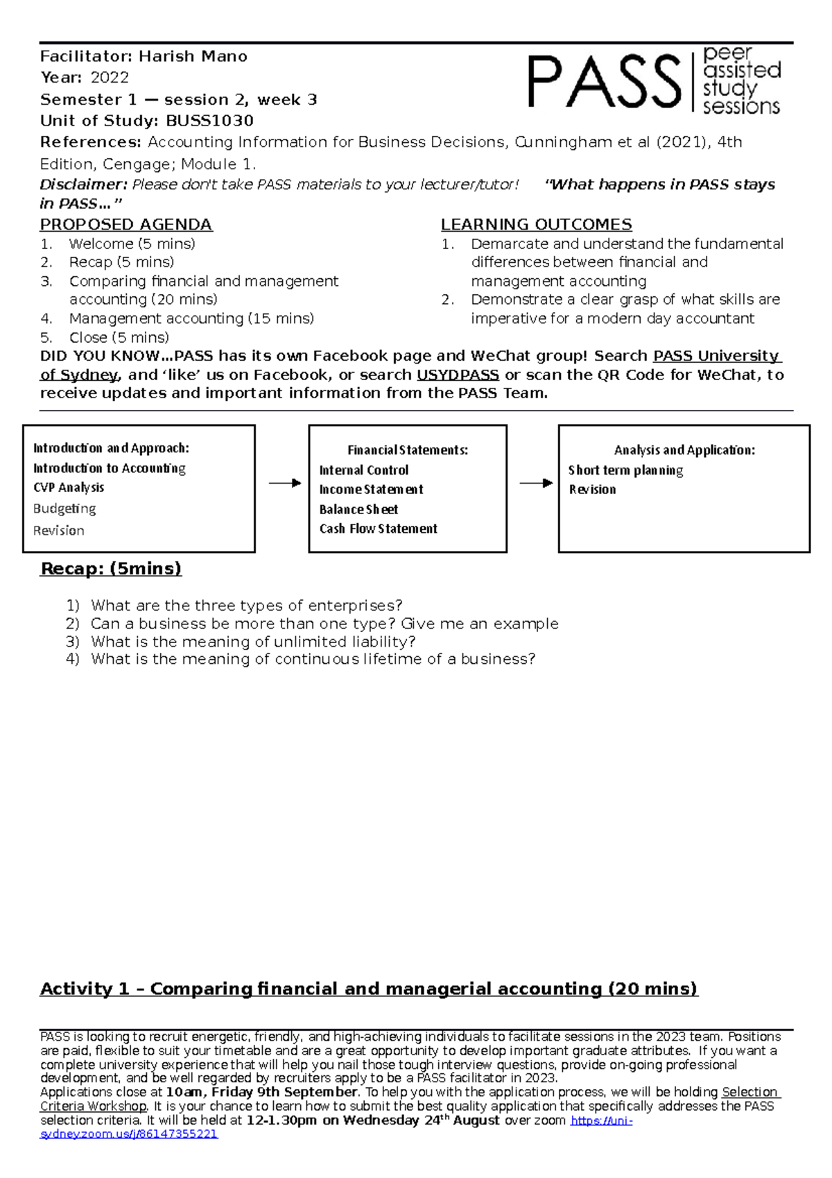 Session 2, Week 3, Introduction to Accounting 2.0, Student Copy-3 ...