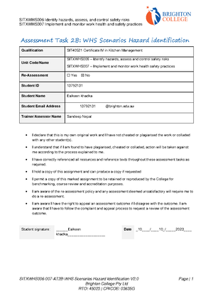 Sithkop 012 [Manish Timilsina 13403898 ] AT1 research report ...