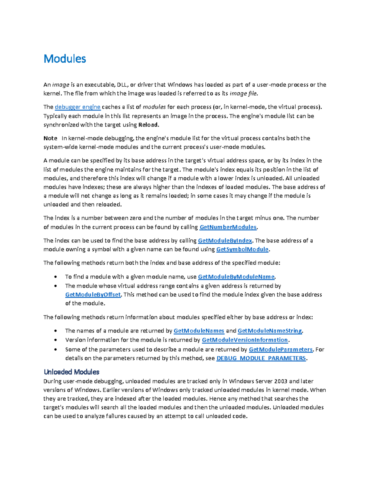 Document 34 (12) - Bob - Modules An image is an executable, DLL, or ...