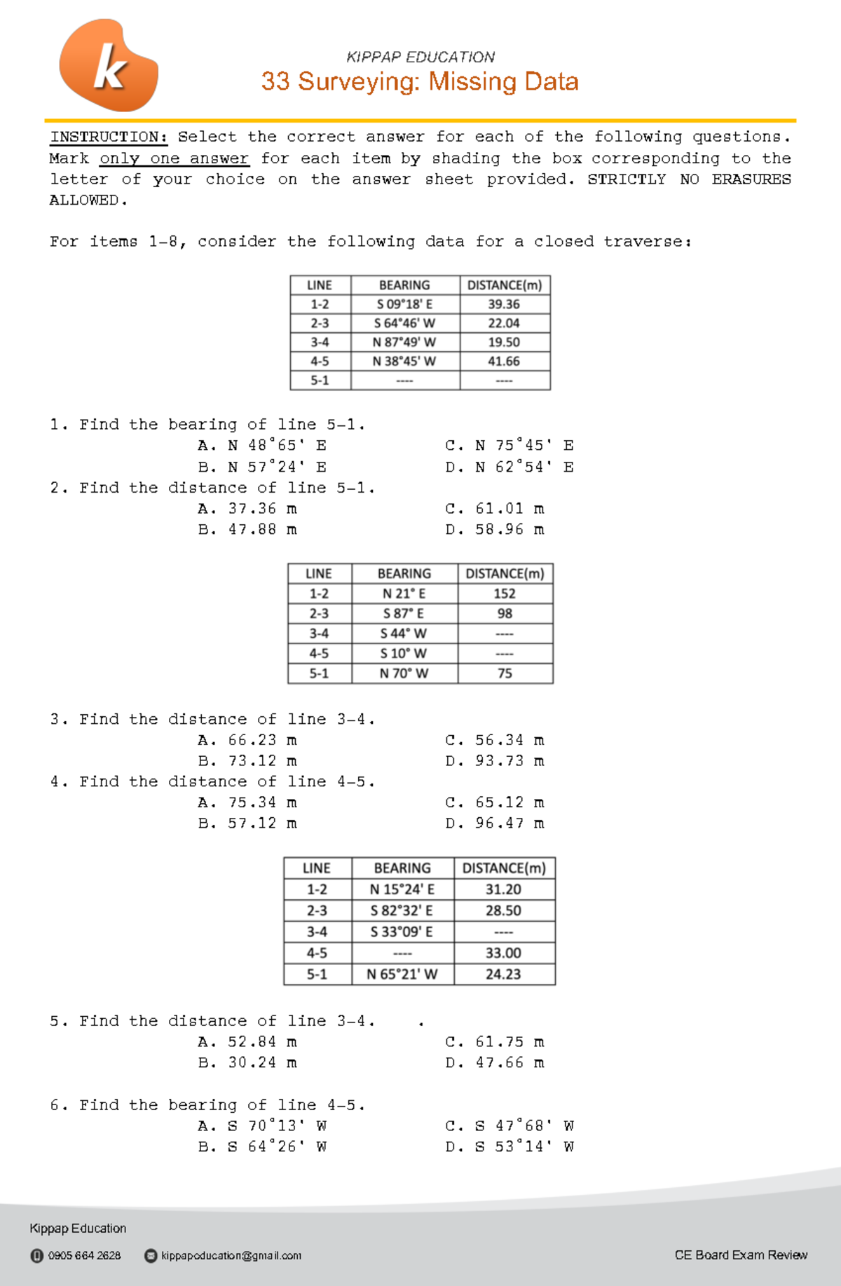Kippap-Handout-MSTE (33 Surveying - Missing Data) - KIPPAP EDUCATION 33 ...