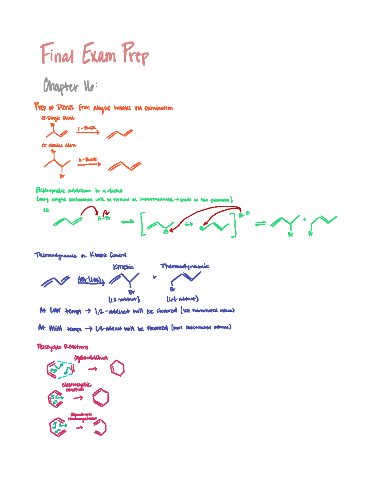 Final Exam Prep - Final Exam Prep Chapter 16 PrepofDienes from allylic ...