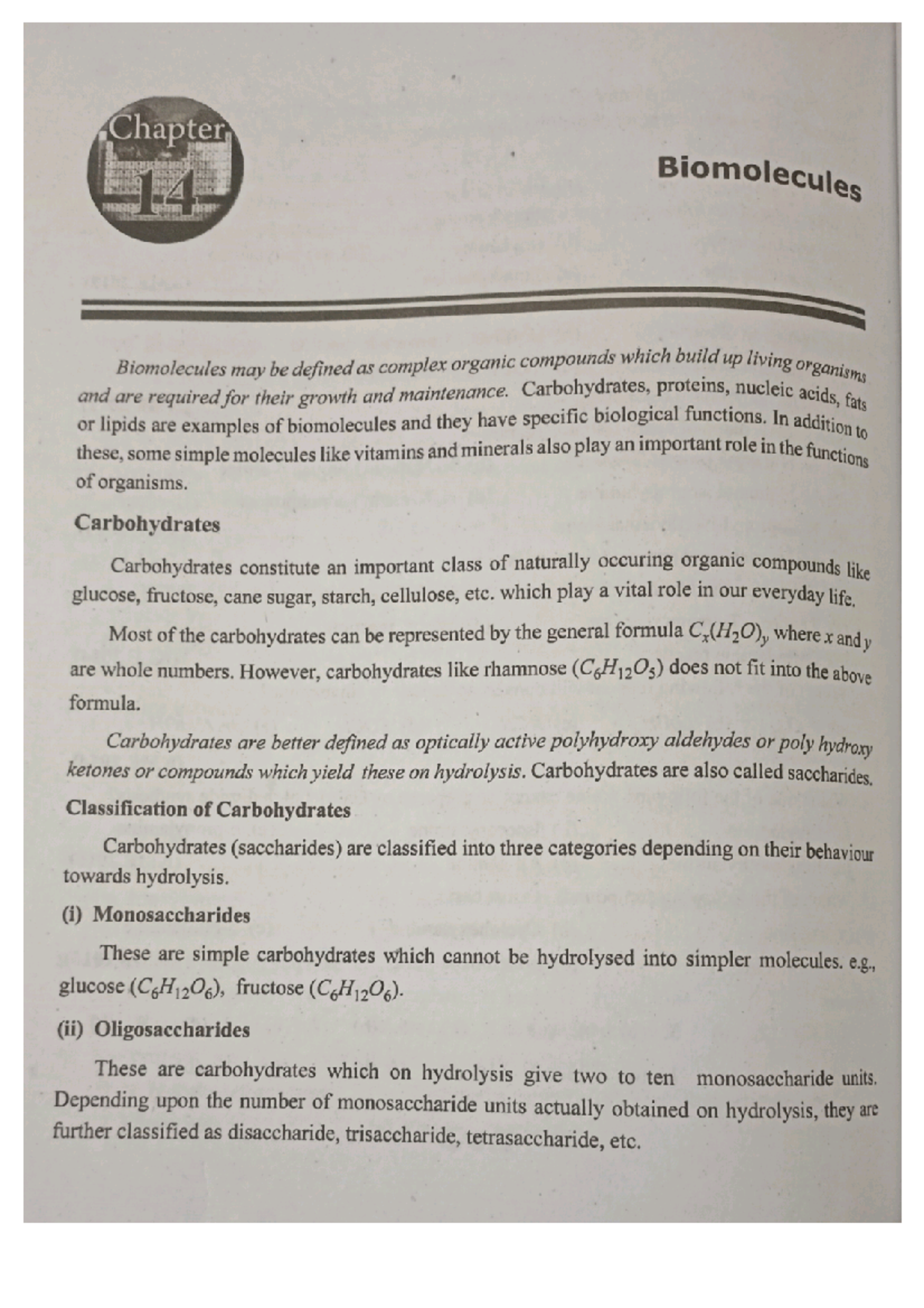 1 - Biomolecules notes enzymes, protein, molecules note - Biochemistry ...