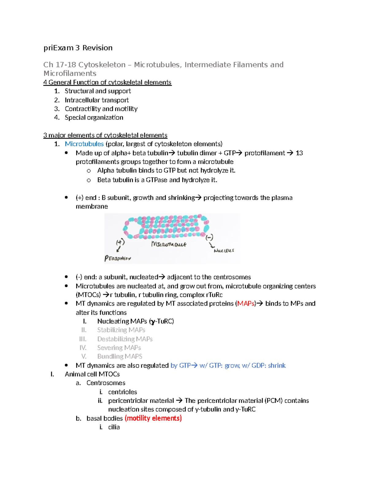 Exam 3 Revision - Summary Intro to BioSci: Lecture - priExam 3 Revision ...