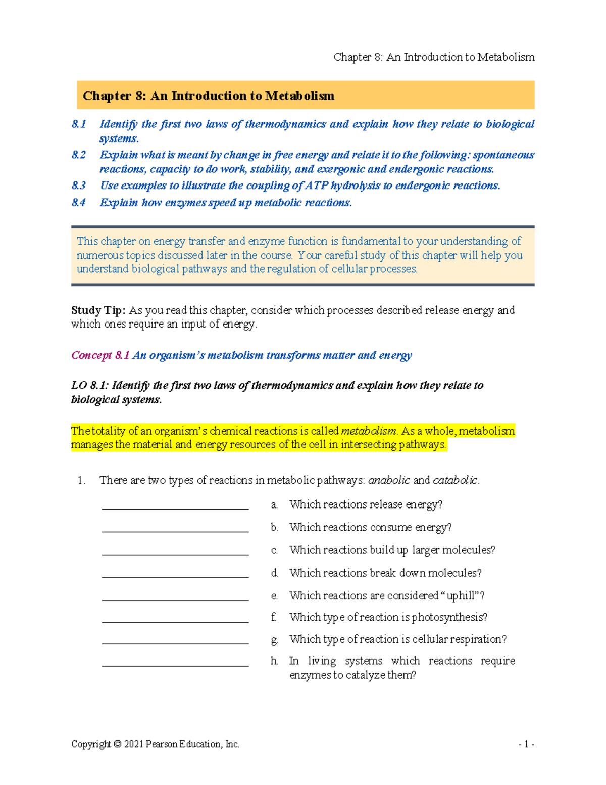 Annotated C8 Reading Guide%20Assignment 1 - Copyright © 2021 Pearson ...