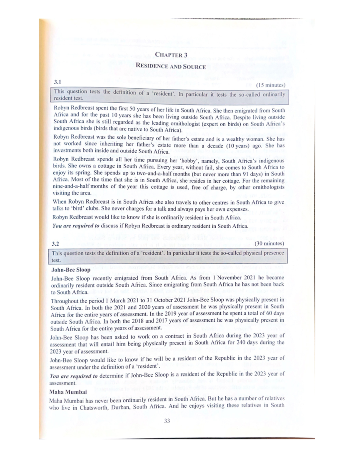 Tutorials - Gross income Resident - TAX1 - Studocu