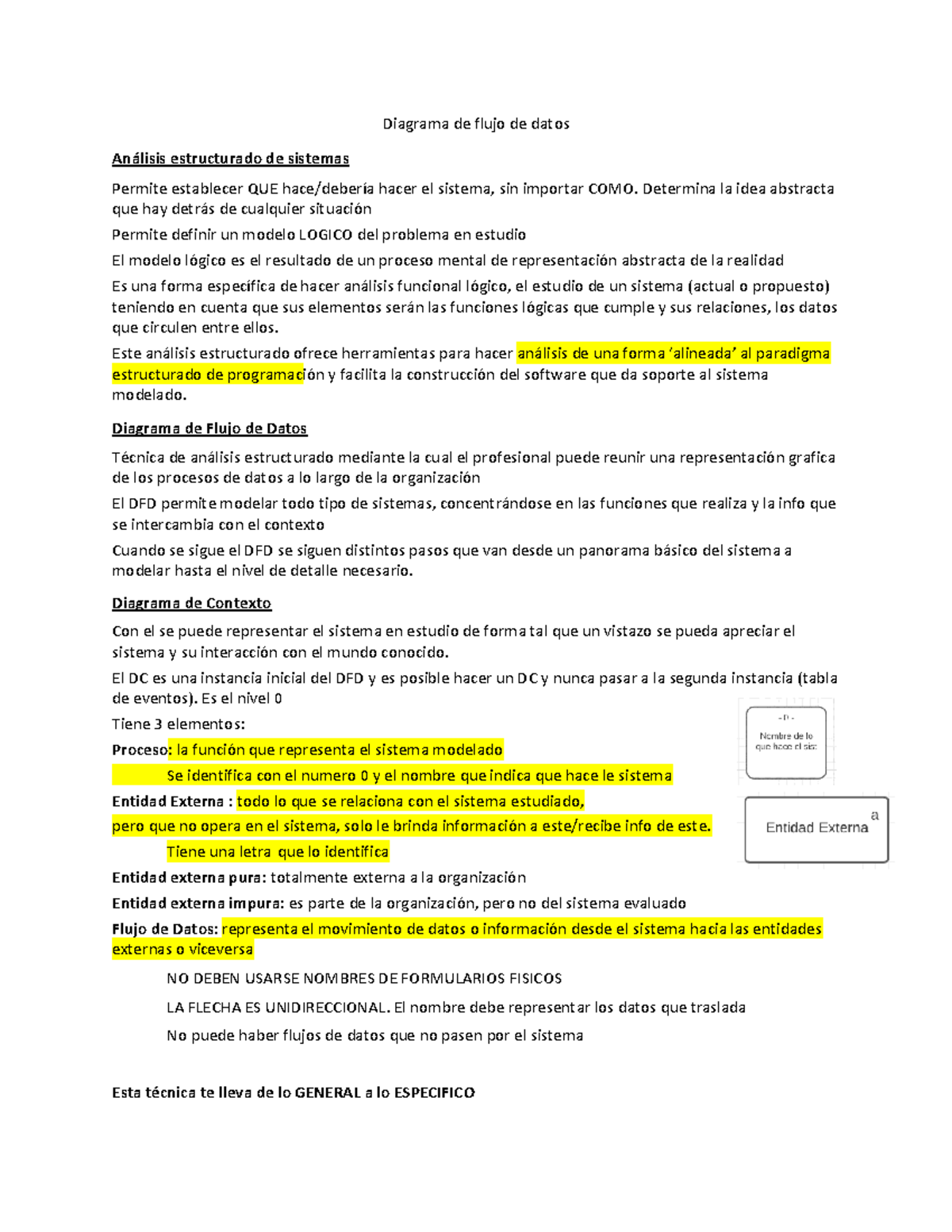 Ads segundo parcial - Diagrama de flujo de datos Análisis estructurado de sistemas Permite - Studocu