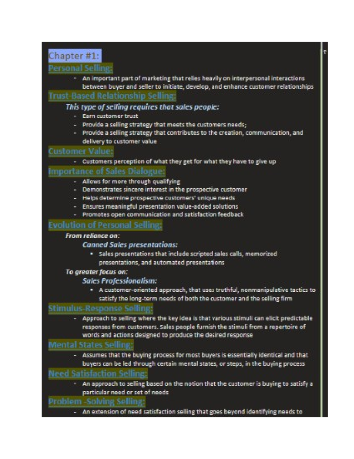 SAIT [Business Development] - Chapter 1 - MKTG 366 - Studocu