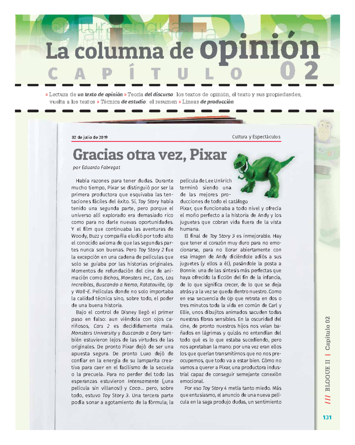 2do - La columna de opinión - Ejemplos - 131 /// BLOQUE II | Capítulo 02 C A P Í T U L O 0 2 ...