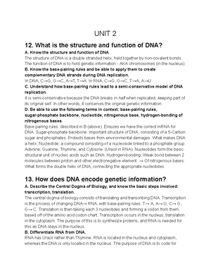 IB 150 Final Exam Study Guide - Week 1 Homework (1) Describe an ...
