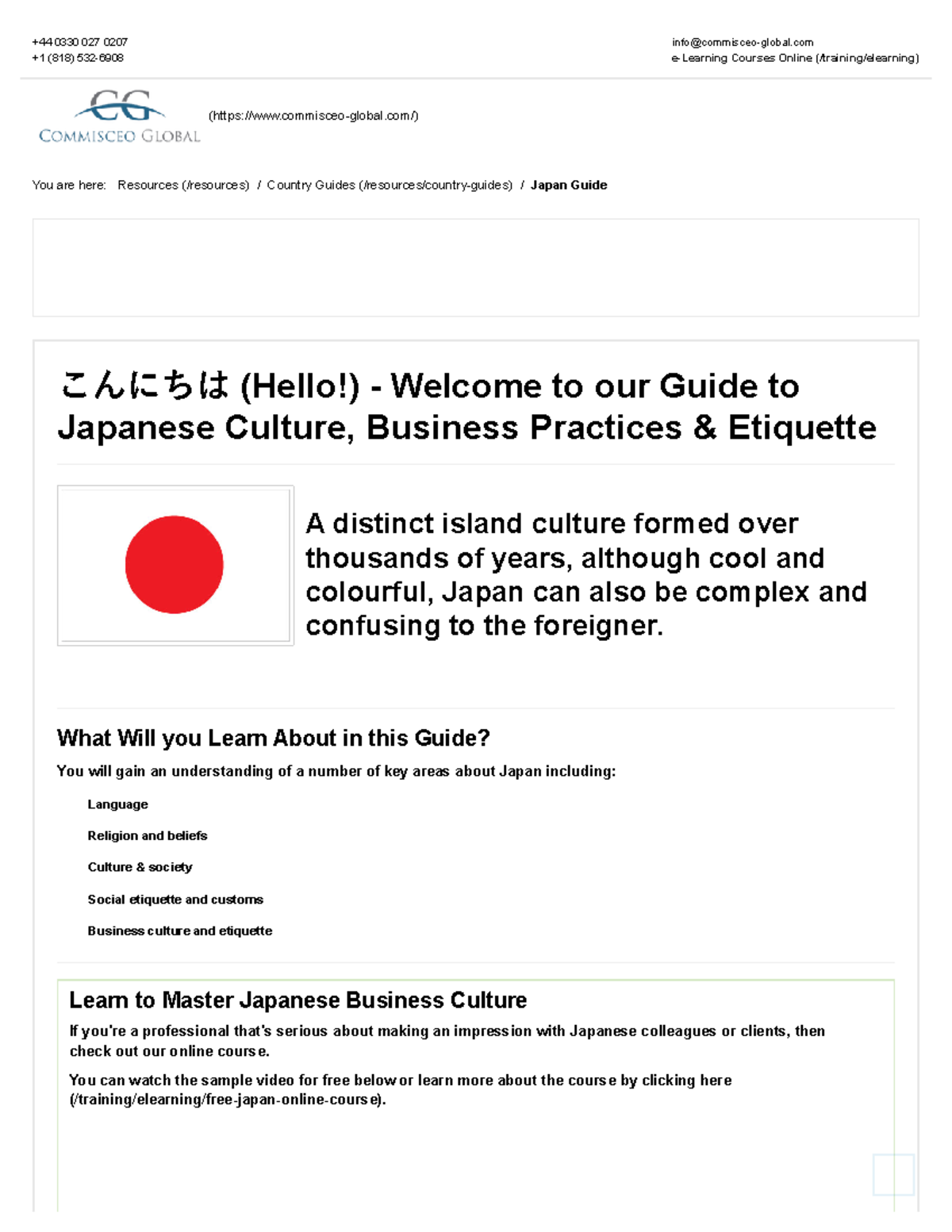 Japan - Language, Culture, Customs and Etiquette global-etiquette ...
