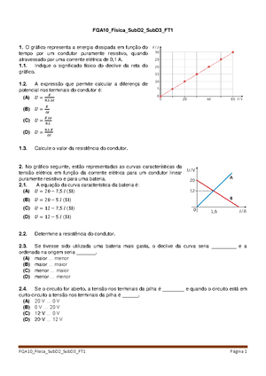 fisica 11 ano primeira parte - 1. Velocidade e gráficos posição-tempo ...