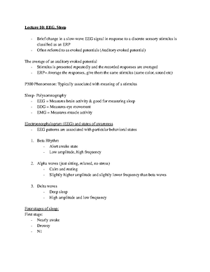 Neuropsych Exam 3 Notes - Neuropsychology Exam 3 Notes: Parietal lobe ...