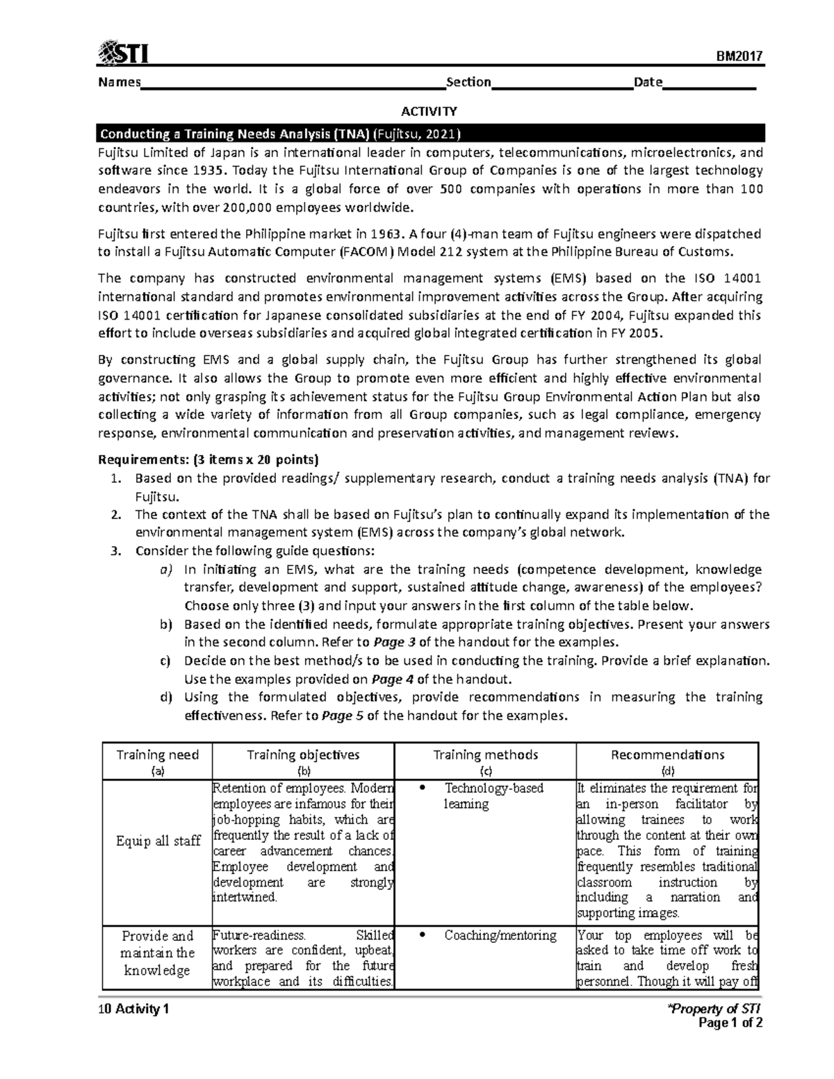 10 Activity 1 15 1 Environmental Mngmnt ACTIVITY Conducting A 10-activity-1-15-1-environmental-mngmnt-activity-conducting-a